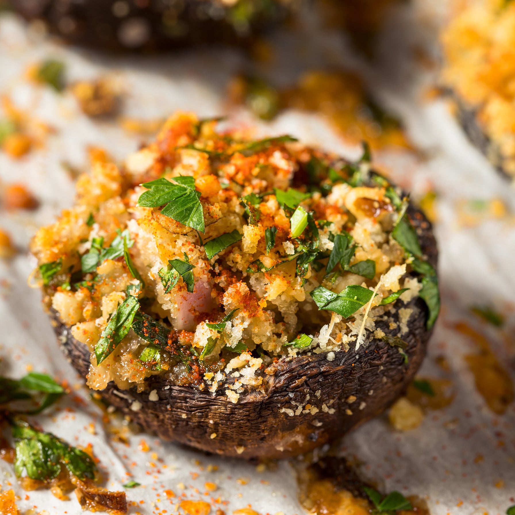 Gevulde portobello's - Mijn Momentum - Mein Momentum